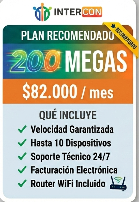 200 Megas !! - Interconetxiones Servicio Fibra Óptica